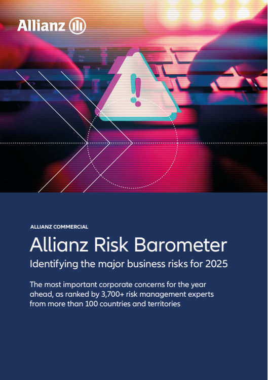 Risk Barometer: Die wichtigsten Unternehmensrisiken 2025 - VersicherungsJournal Österreich