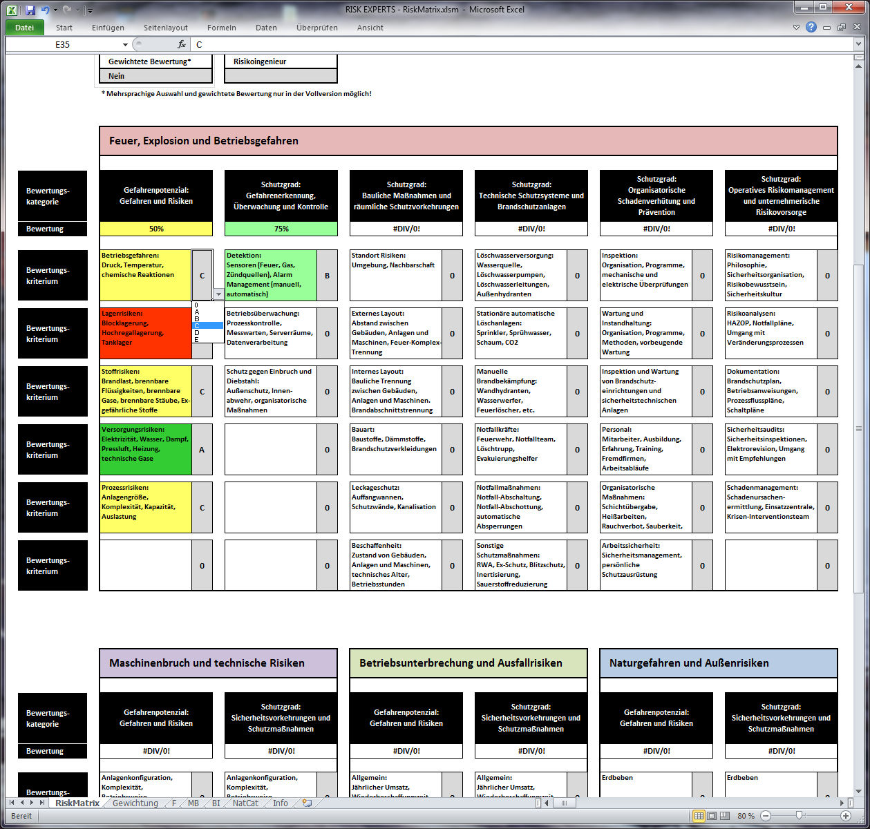 Risikobewertung in der Matrix - VersicherungsJournal Österreich